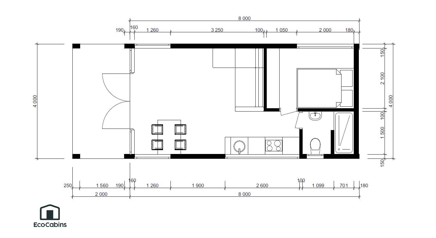 Tiny House 32m2 - Eco Cabins